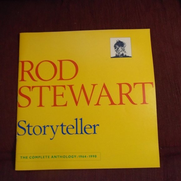 Media | Vintage Rod Stewart Storyteller Anthology Lp Album Insert ...